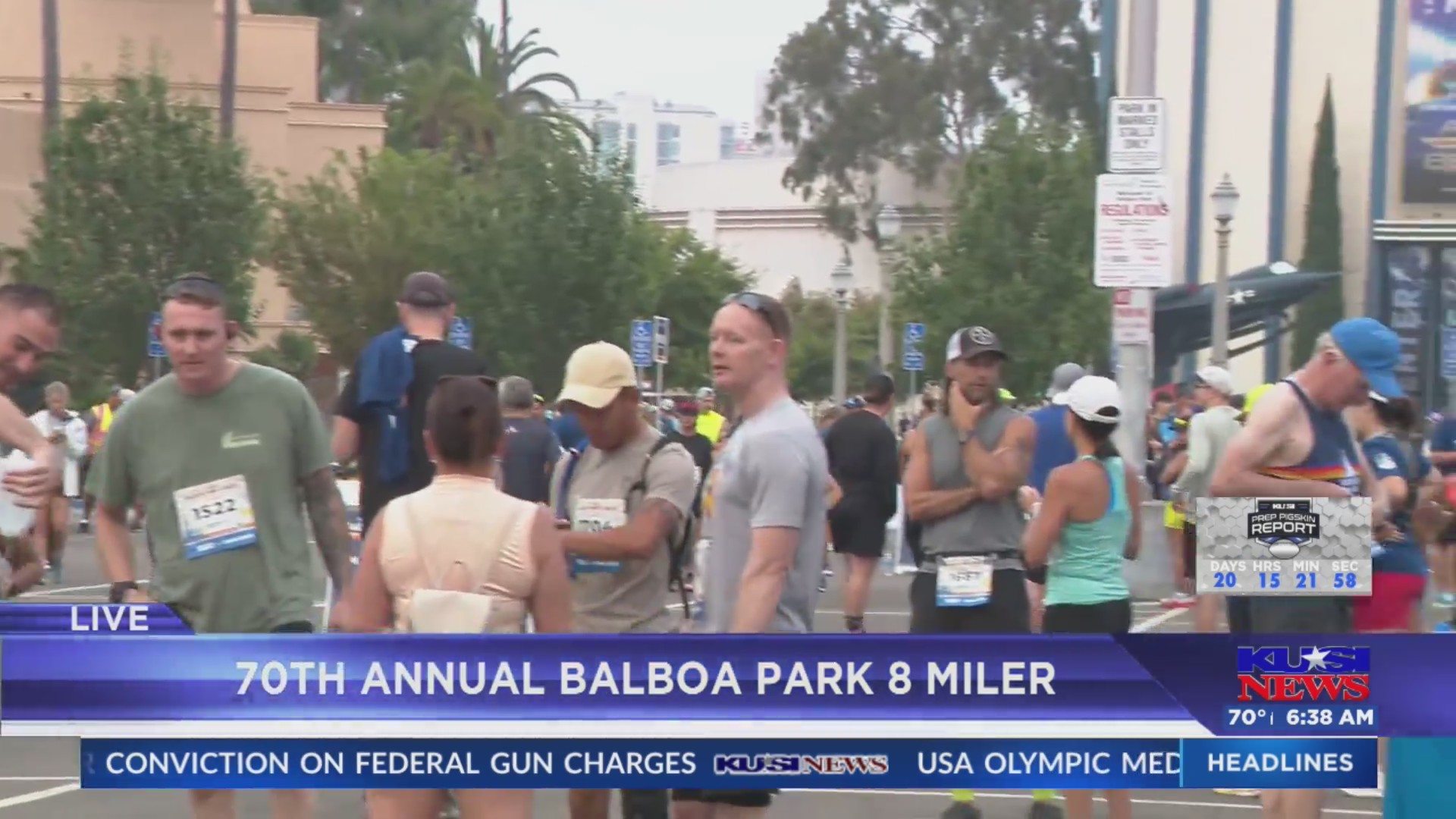 Live look at the 70th annual Balboa Park 8 Miler – FOX 5 San Diego ...