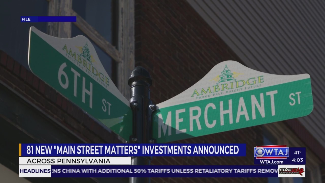 Central Pennsylvania awarded over $650k to revitalize downtown areas ...