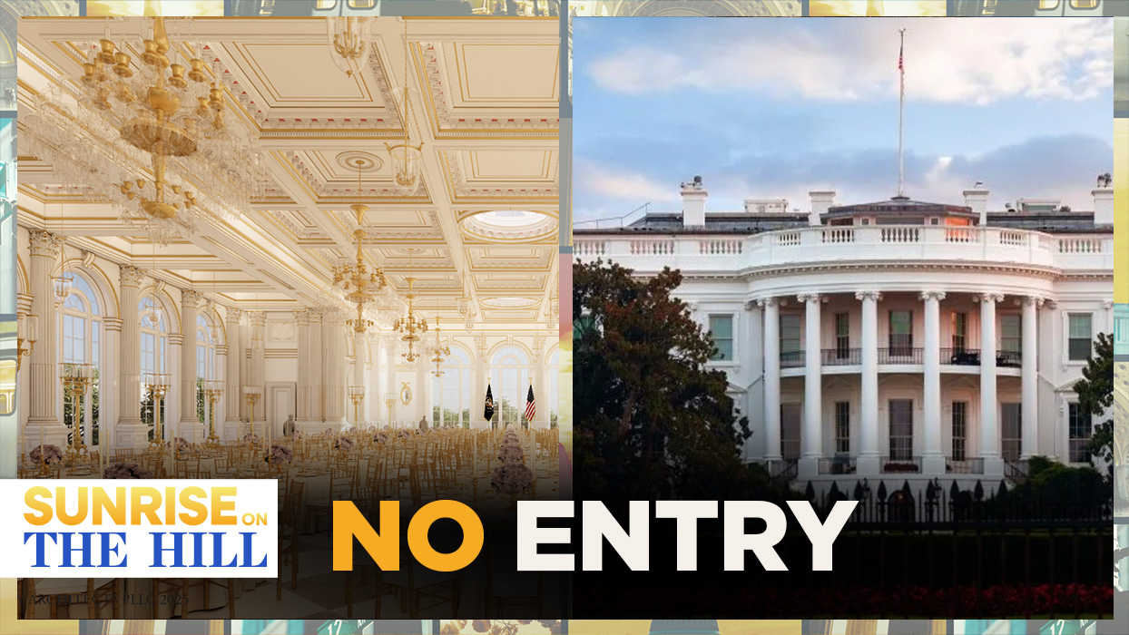 White House PAUSES Tours As Trump Announces $200M BALLROOM expansion ...