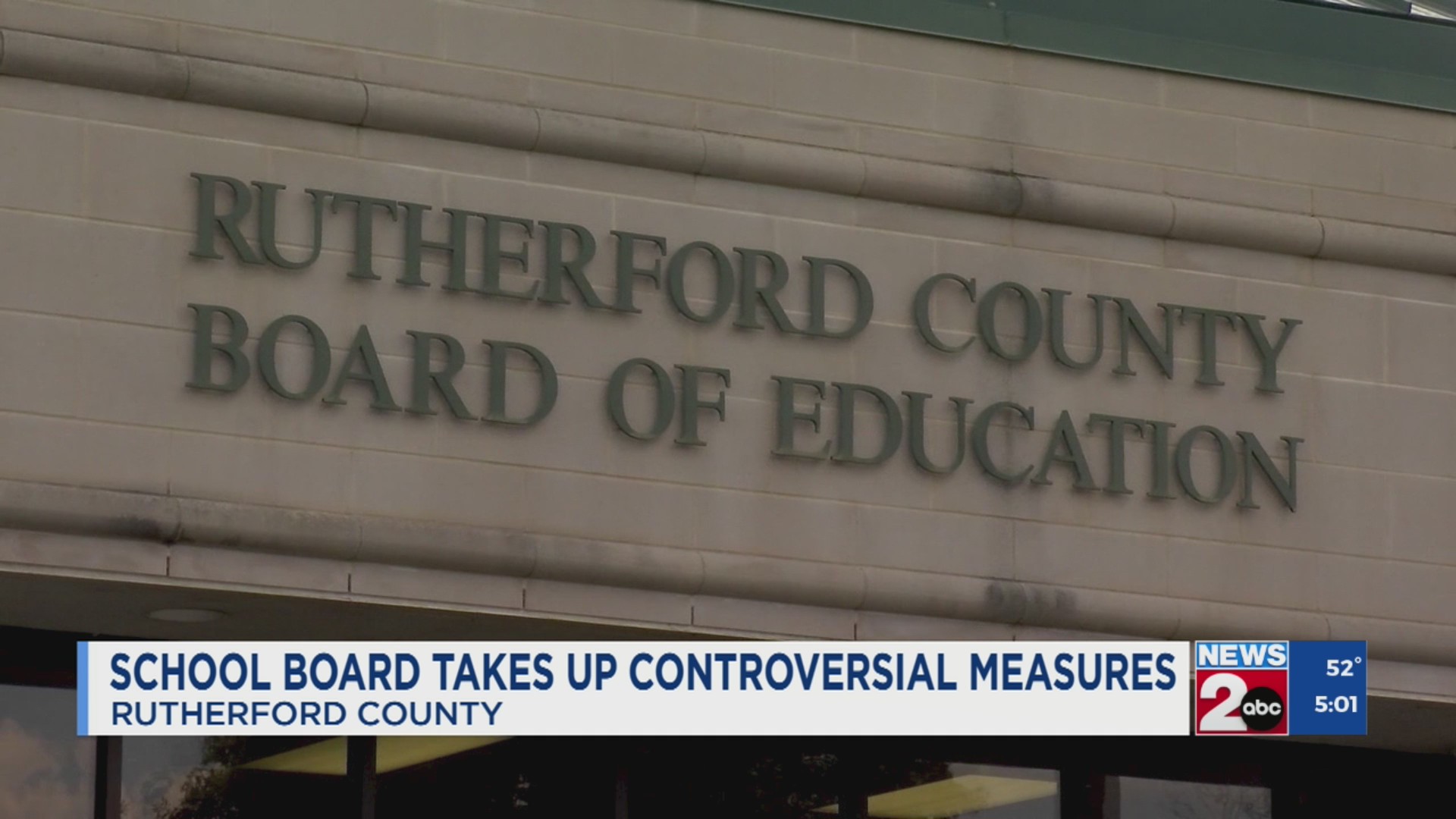 Rutherford County school board takes up controversial measures – WKRN ...