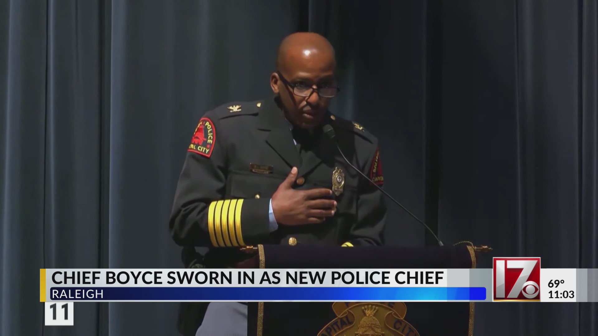 Rico Boyce sworn in as new Raleigh police chief – CBS17.com