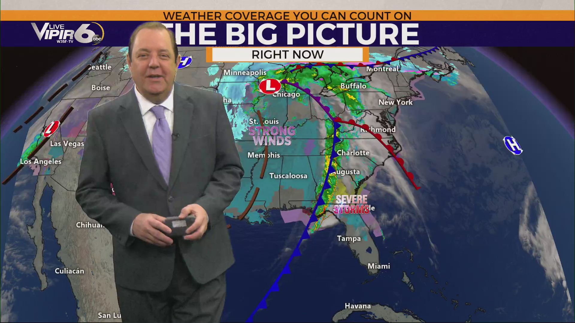 Live VIPIR 6 Forecast Wednesday, March 5, 2025 – WJBF
