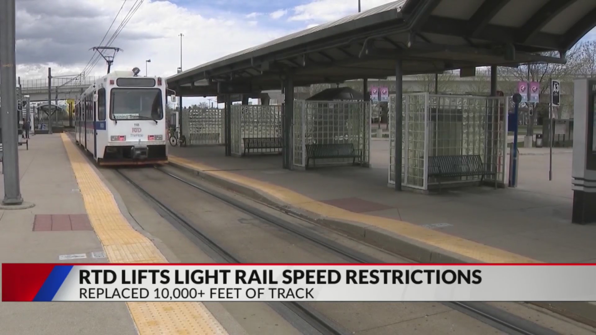 Full speed ahead: RTD light rail speed restrictions end after nearly a ...