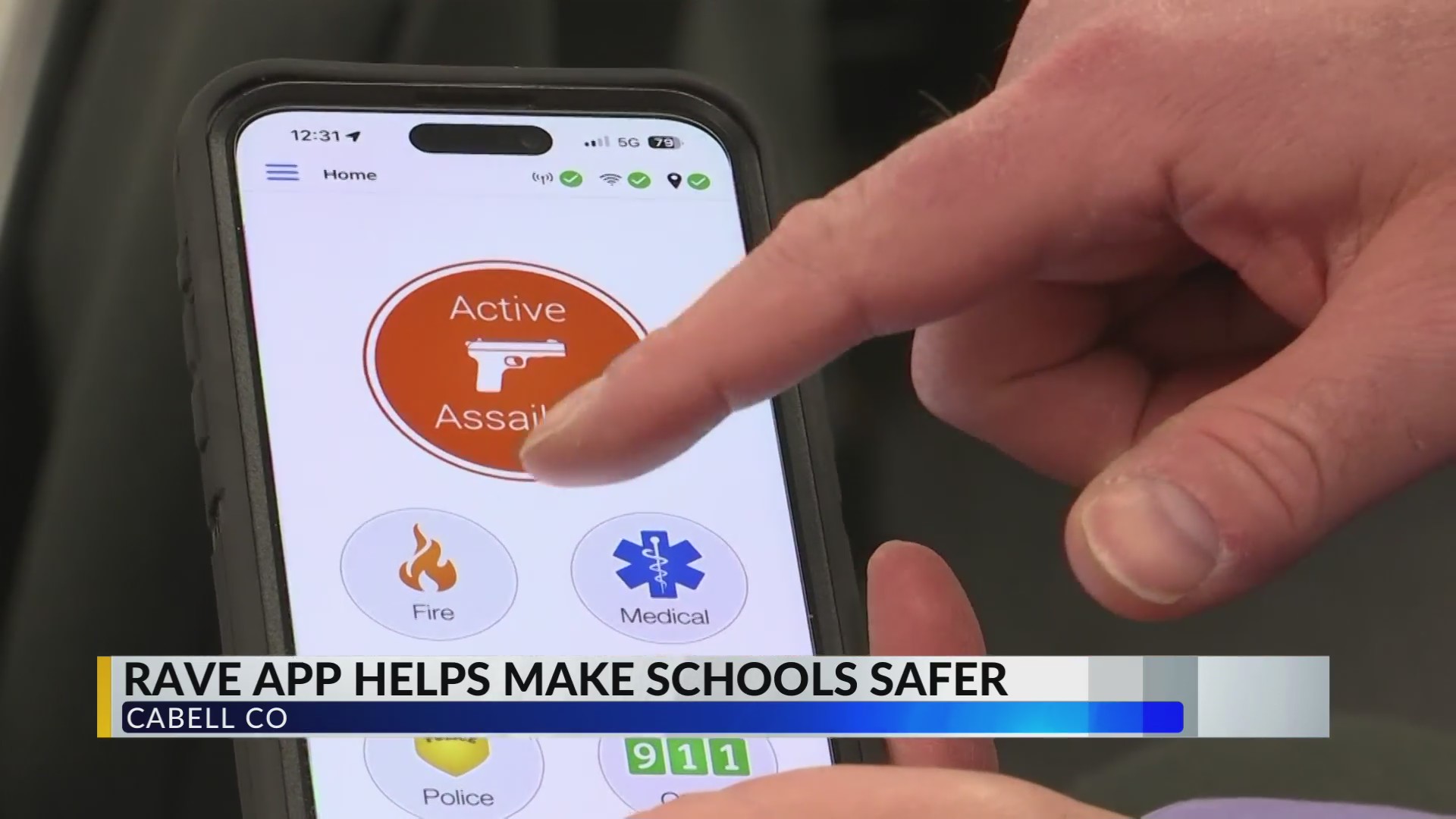 Cabell Co Schools implements mobile panic button – WOWK 13 News