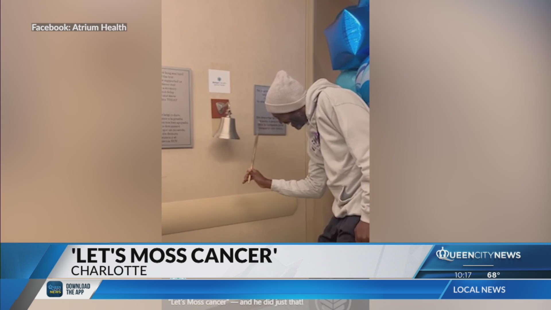 Hall of Famer Randy Moss celebrates final cancer treatment at Atrium ...
